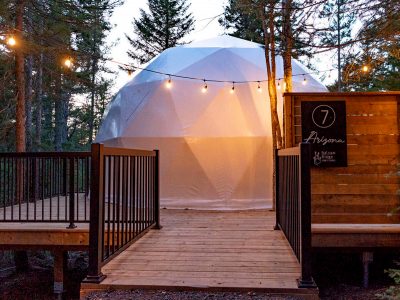 Luxury Glamping Domes Near Moncton - Balsam Ridge Forest Domes Inc.