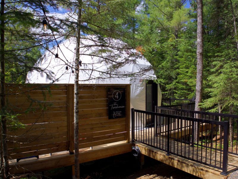 Luxury Glamping Domes Near Moncton - Balsam Ridge Forest Domes Inc.