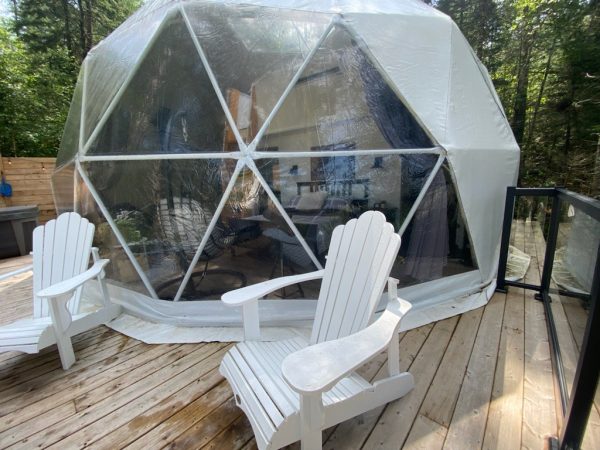Introducing the Farmhouse Dome! - Balsam Ridge Forest Domes Inc.