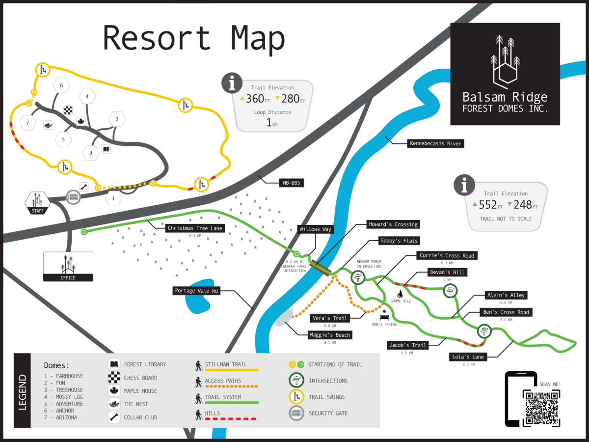 Resort Maps - Balsam Ridge Forest Domes Inc.